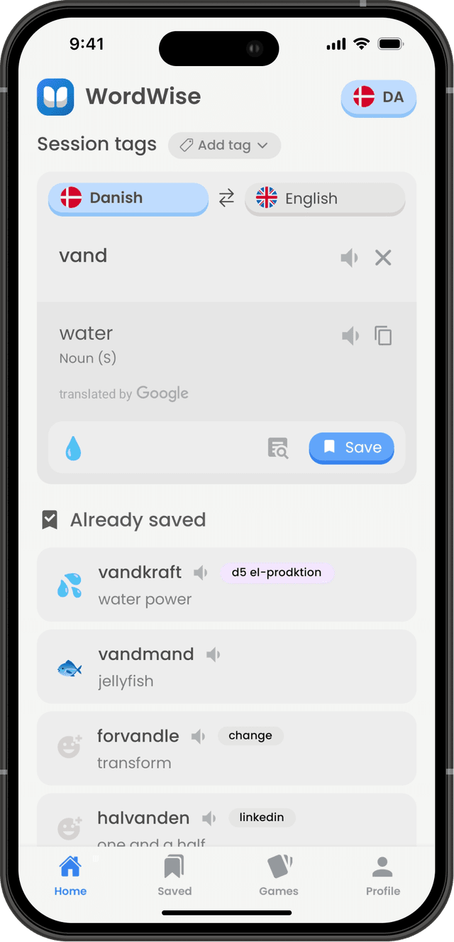 WordWise – Translate, Save & Practice Vocabulary | Language Learning App